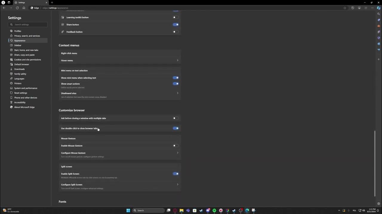 How To Enable & Disable Double Click To Close Tabs IN Microsoft Edge - YouTube