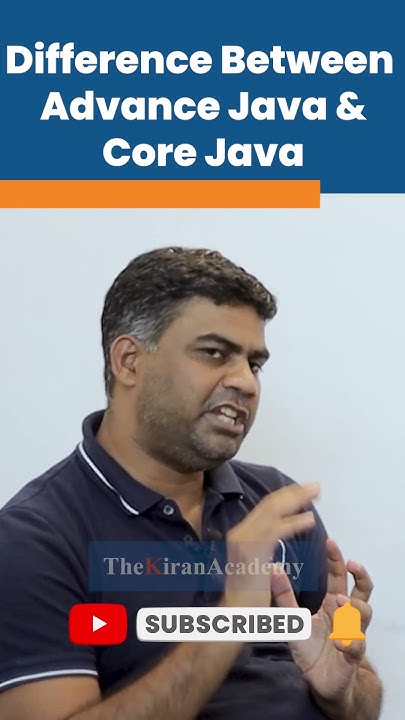 Difference Between Core Java & Advance Java | Java Interview Question | #shorts #kiransir # ...