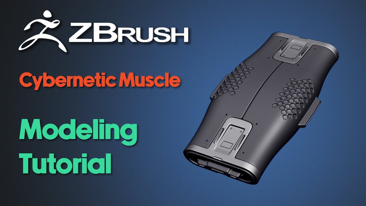 ZBrush SubD Modeling Tutorial | Cybernetic Muscle - YouTube