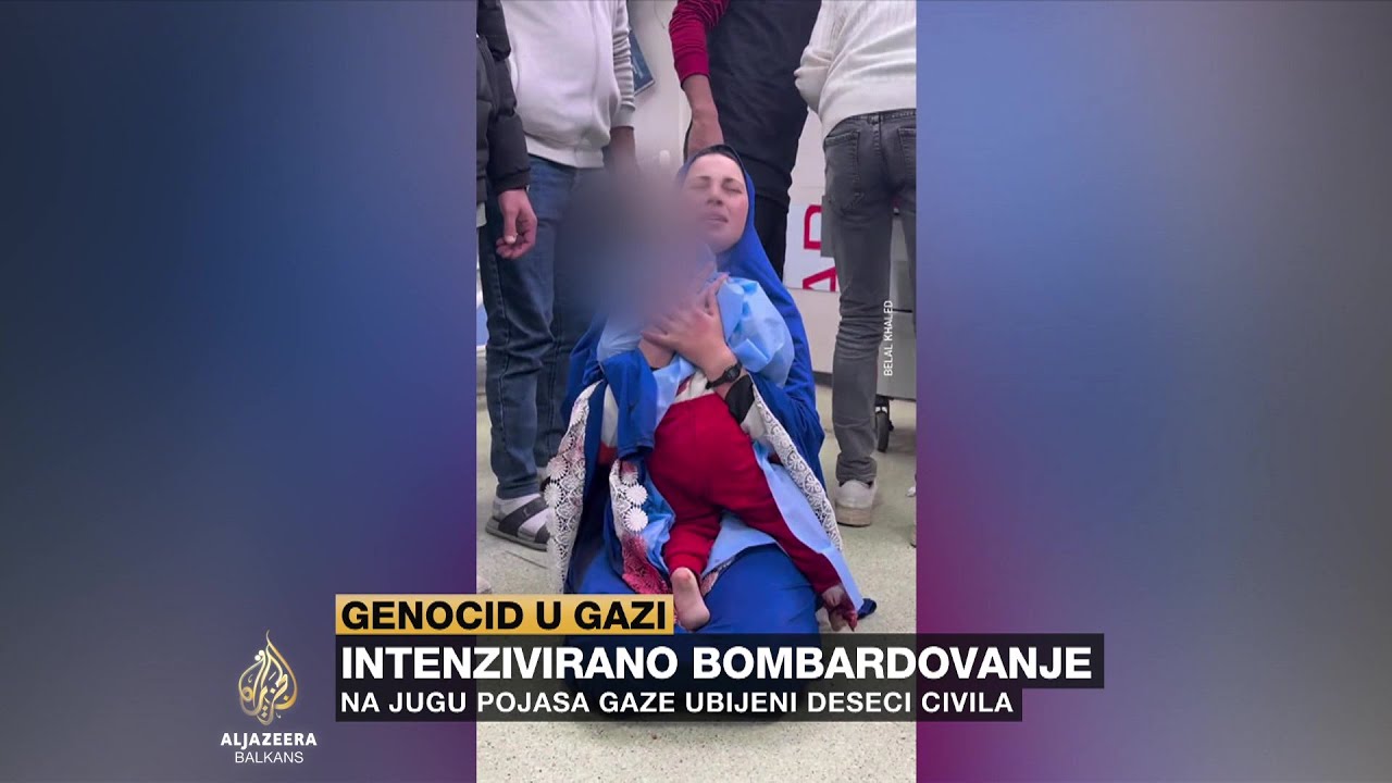 Bombardiranje i nemilosrdno ubijanje u Gazi ne prestaje - YouTube