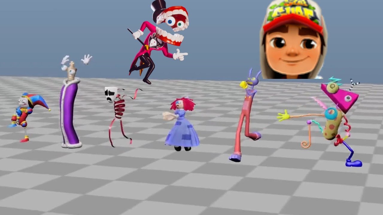 TADC Characters running but I placed the Subway Surfers OST - YouTube