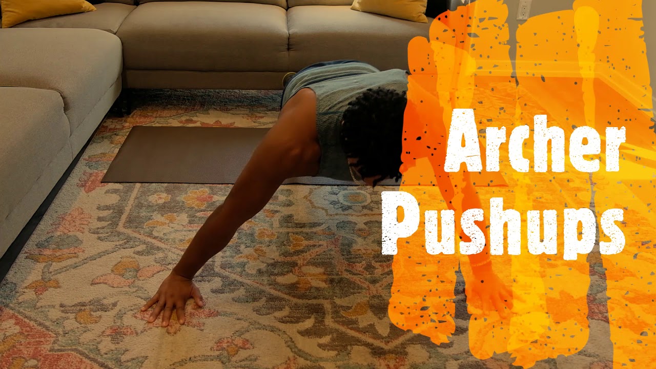 Bodyweight Archer Pushups - YouTube