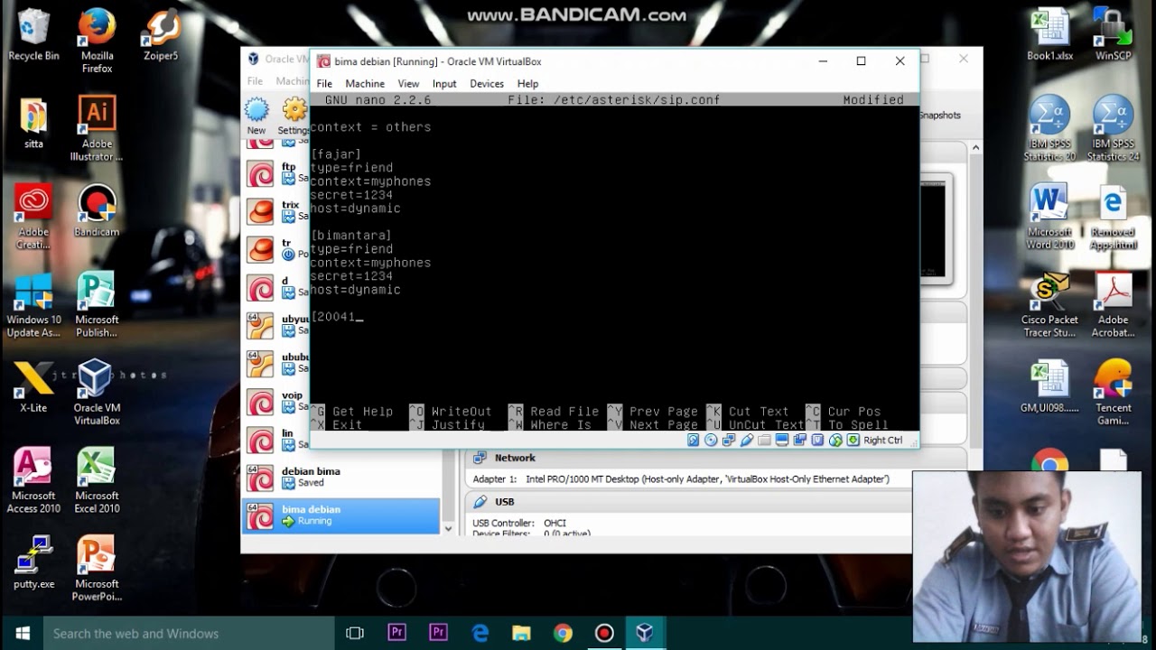Tutorial Membangun VOIP dengan Debian dan Aplikasi ZOIPER dan XLITE - YouTube