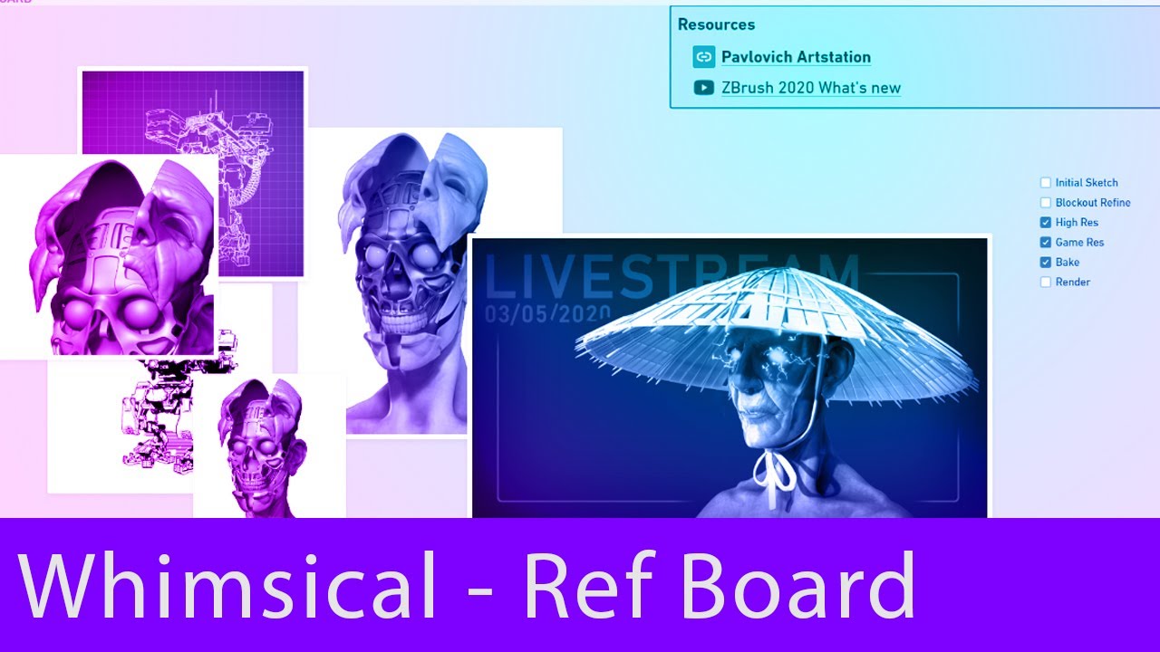 002 Whimsical Reference Board Frames and Links - YouTube