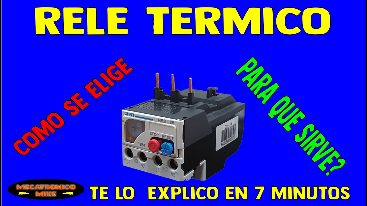 relé térmico - YouTube