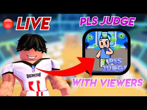 🔴LIVE 🔴 PLAYING PLS JUDGE WITH FRIENDS AND DONATING TO VIEWERS) |Roblox ...