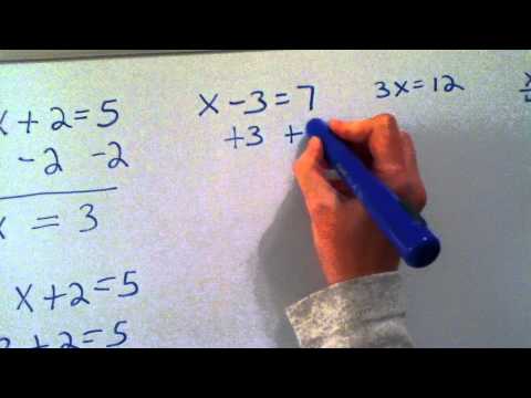 Basic Algebra Equations Solved - Part I - So What Math