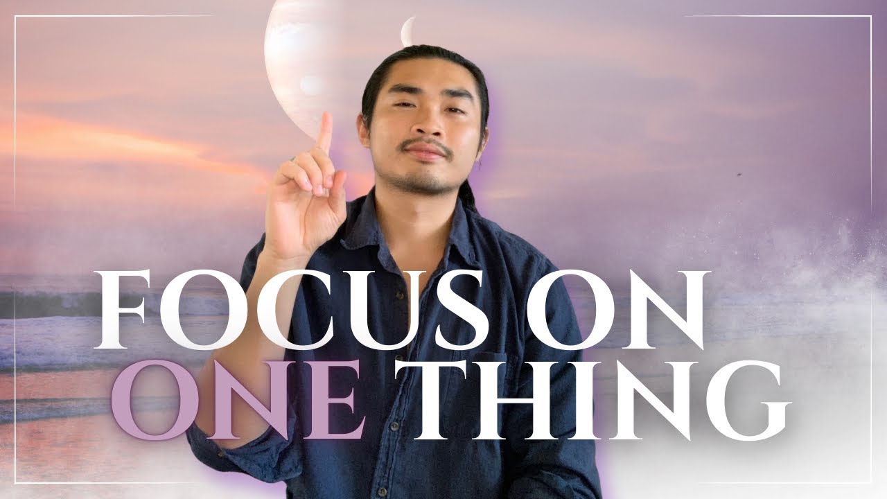 Best Technique To Be Present: Focus on One Thing - YouTube