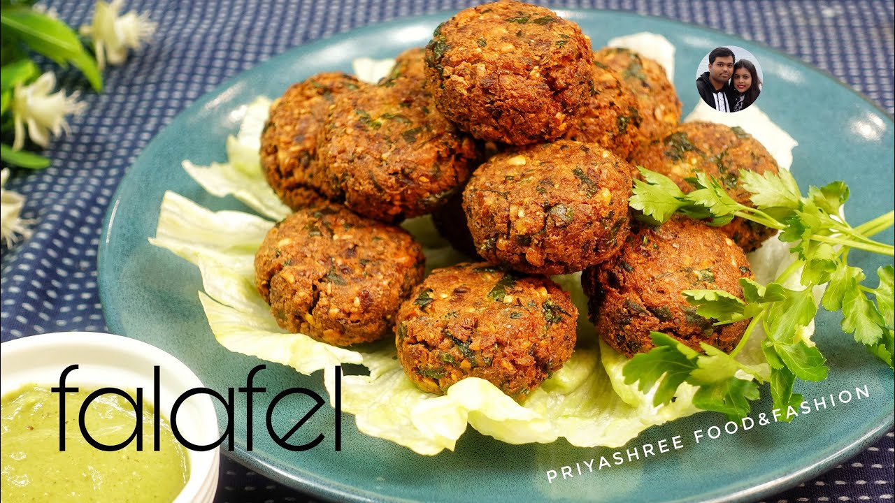 Falafel recipe | how to make falafel | crunchy chickpeas fritter ...
