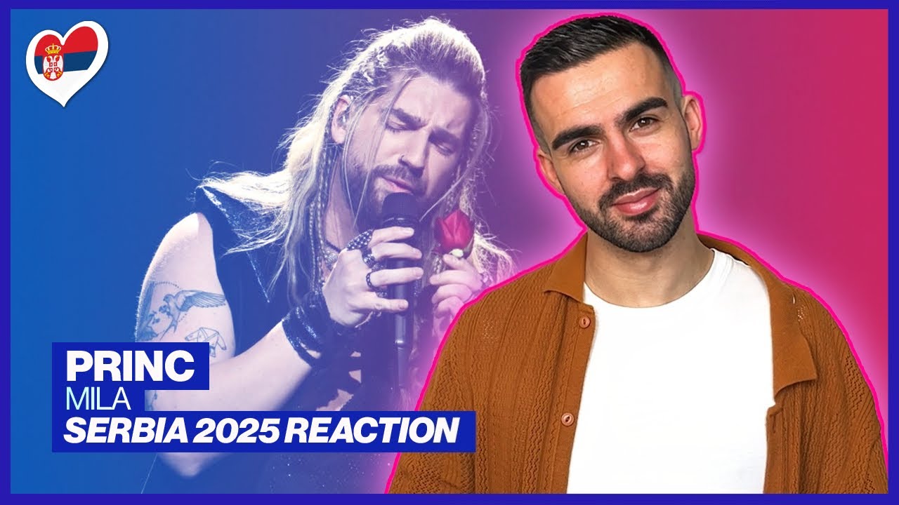 🇷🇸 REACTION: Serbia 2025: Princ - Mila | EUROVISION 2025 - YouTube