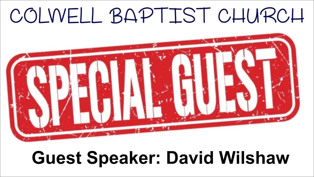 Sunday 28h September - Guest Speaker: David Wilshaw - YouTube