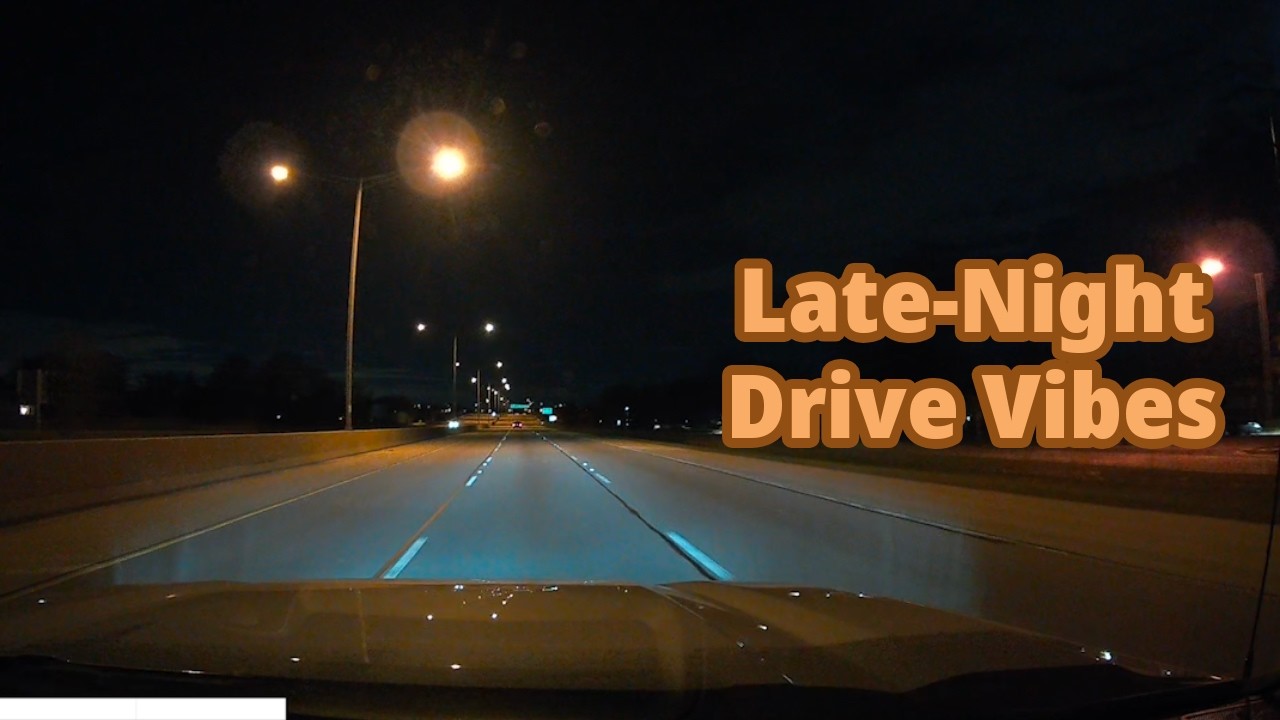 Ever Wonder What a Late-Night Drive Looks Like? 🌙🚗🎶 | Relaxing Highway ...