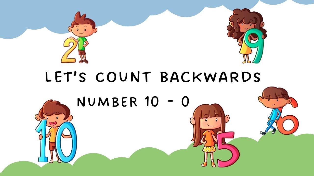 Counting Backwards from Number 10 to 0 | Number Counting Backwards from ...