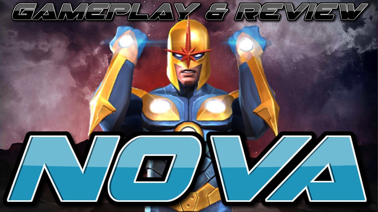 [MCOC] Nova Complete Review! All Abilities, Synergies, Gameplay, and my ...
