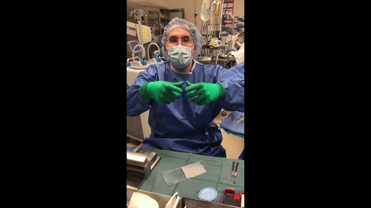 Split Thickness Skin Graft Closure of Massive Head Wound - YouTube