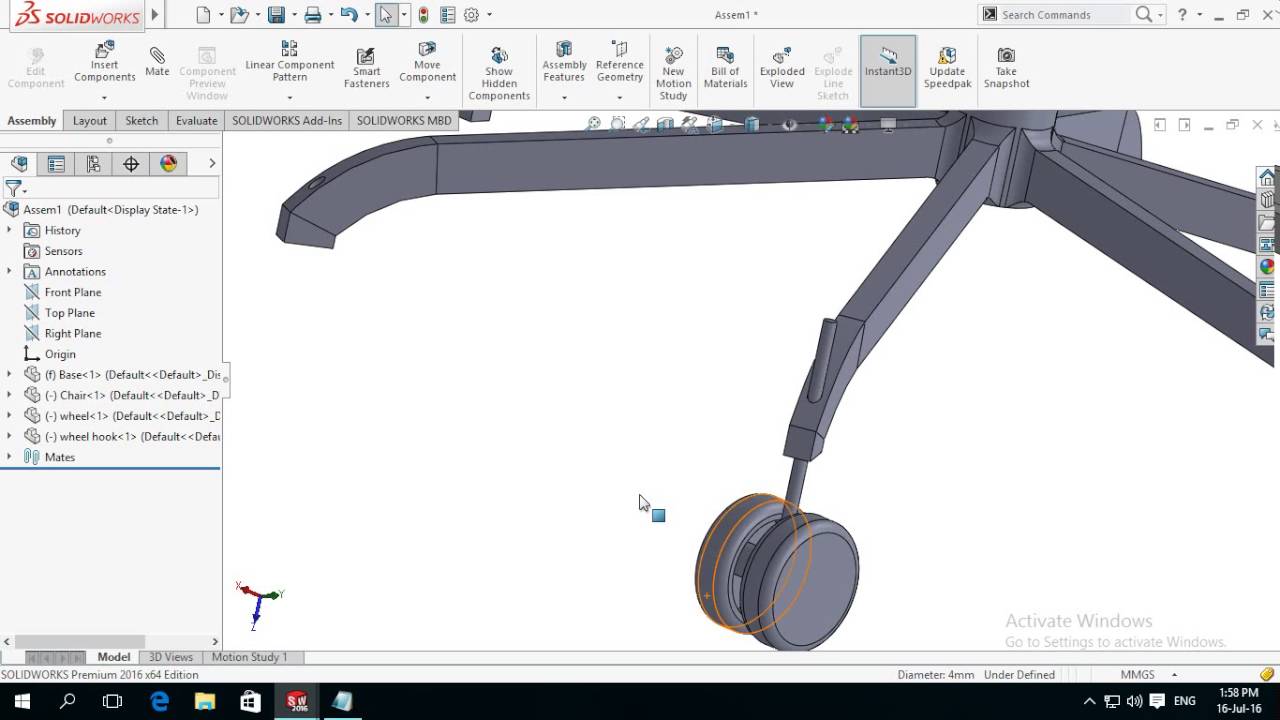 Office Chair Solidworks at Henry Dorinda blog