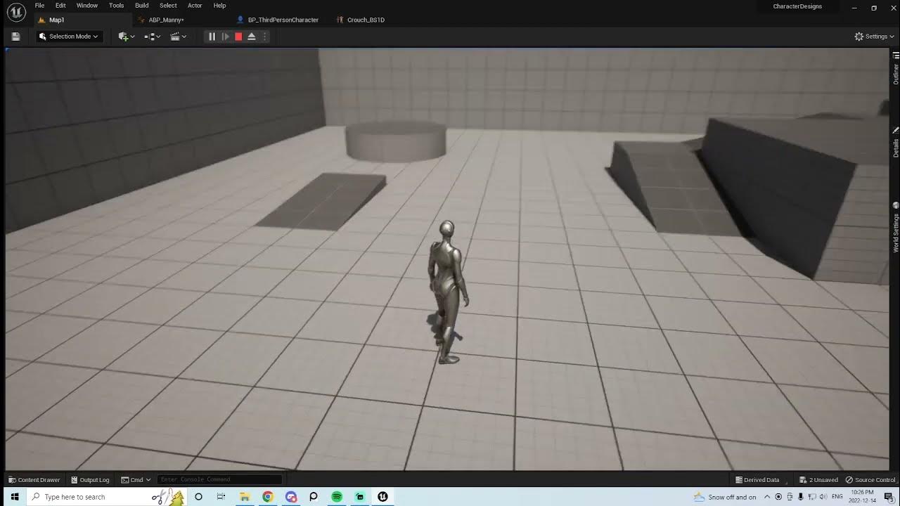 Troubleshooting UE5 Crouch Anim - YouTube