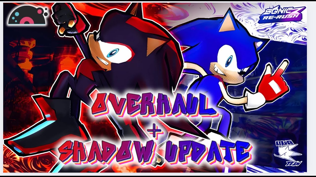The STYLE of this Roblox Sonic Fangame is Crazy! (Sonic Re-Rush: Shadow ...