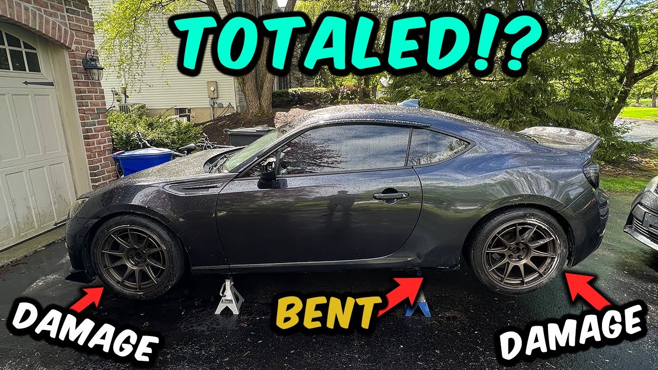 I CRASHED MY BRZ… NOW WHAT!? (New Ray Wheels) - YouTube