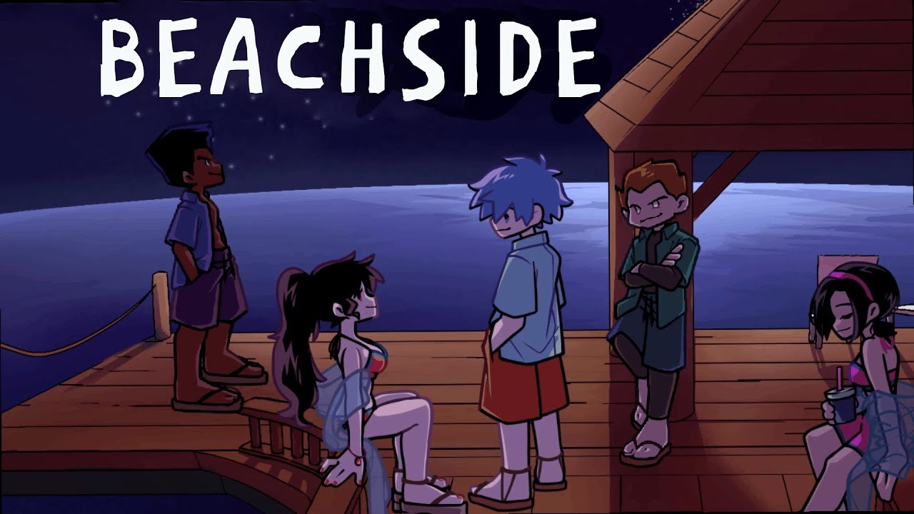 FNF:-) FoodBattle V2 "Beachside" - YouTube