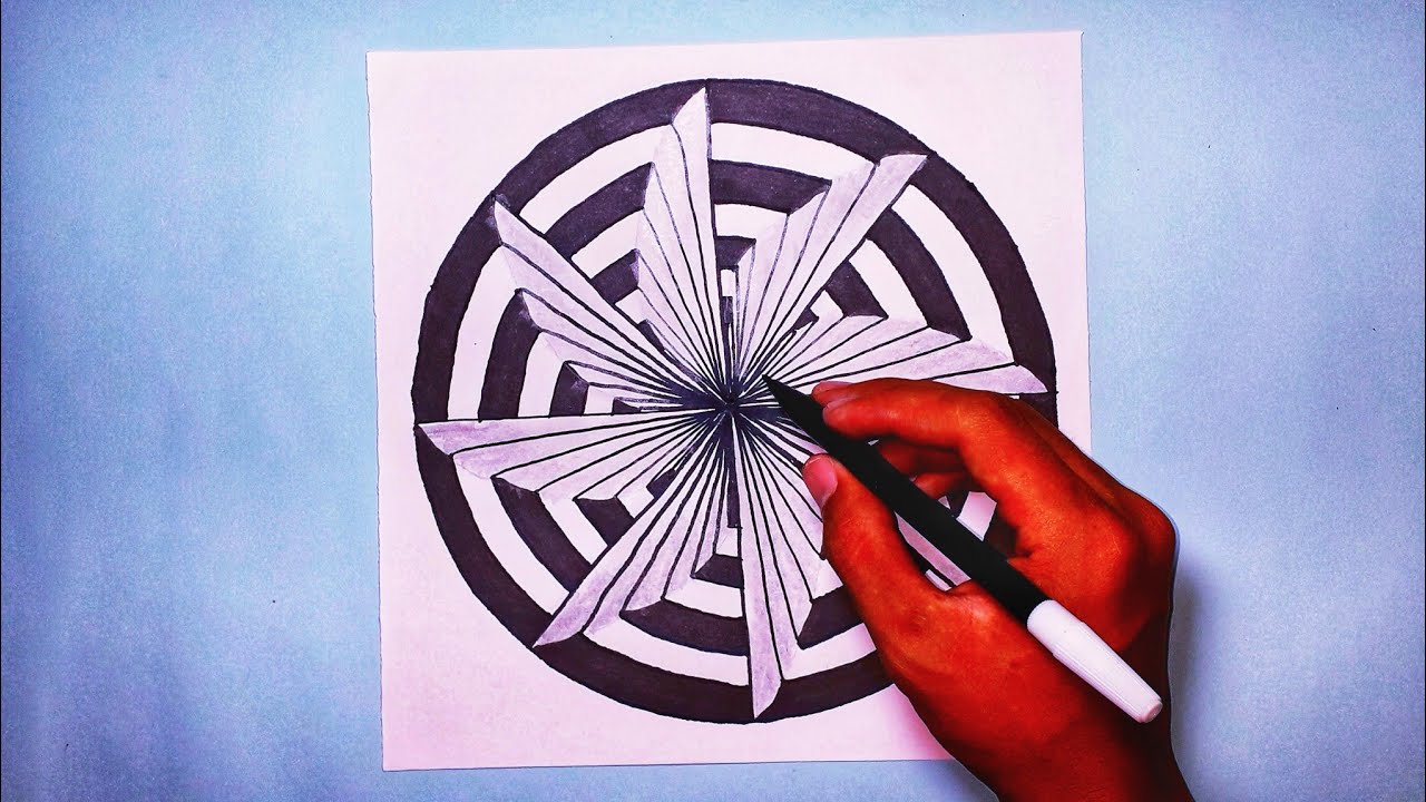 Wow keren | Tutorial membuat gambar ilusi optik mudah #senioptik# ...