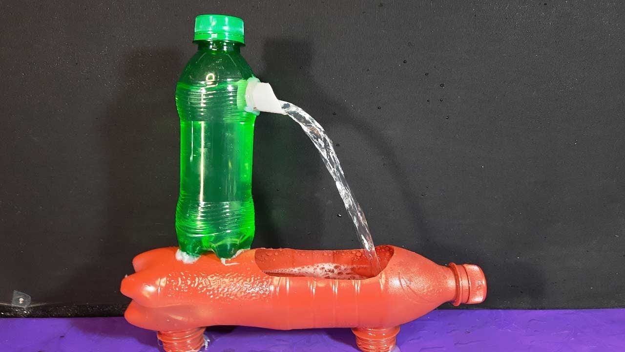 How To Make Waterfall Fountain Easy At Home From Plastic Bottle How To Make Waterfall Fountain Easy At Home From Plastic Bottle