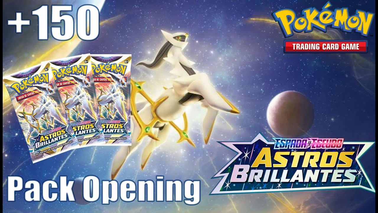Pokemon tcg Online, Pack Opening +150 Astros Brillantes - YouTube