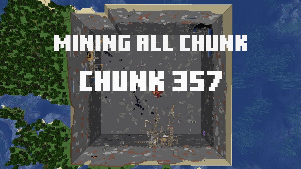 Mining all the chunks in Minecraft (Chunk 357) in 1 Minute - YouTube