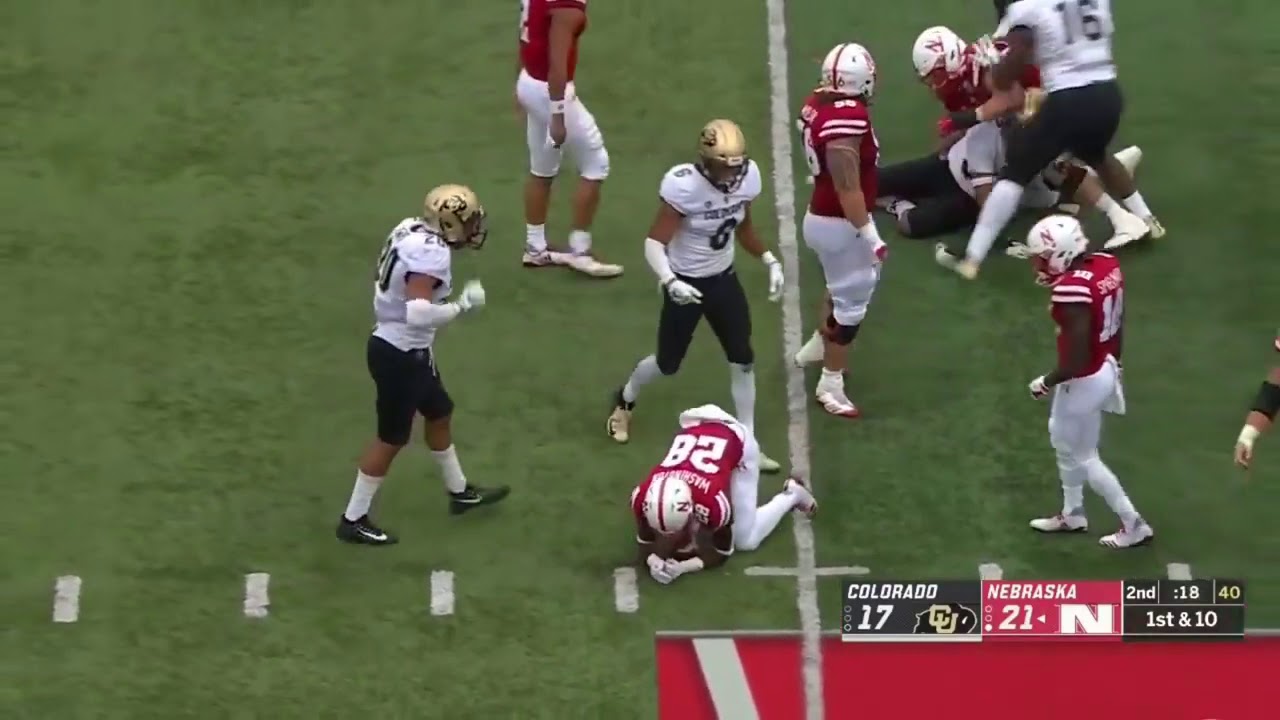Nate Landman (Colorado LB) vs. Nebraska 2018 - YouTube
