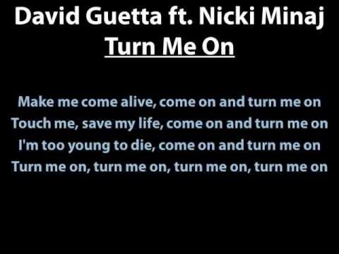 David Guetta ft. Nicki Minaj Turn Me On Lyrics - YouTube