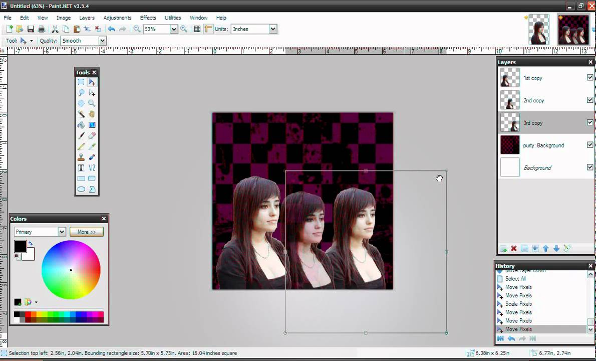 how to add cool backgrounds using PAINT.NET [HD] - YouTube