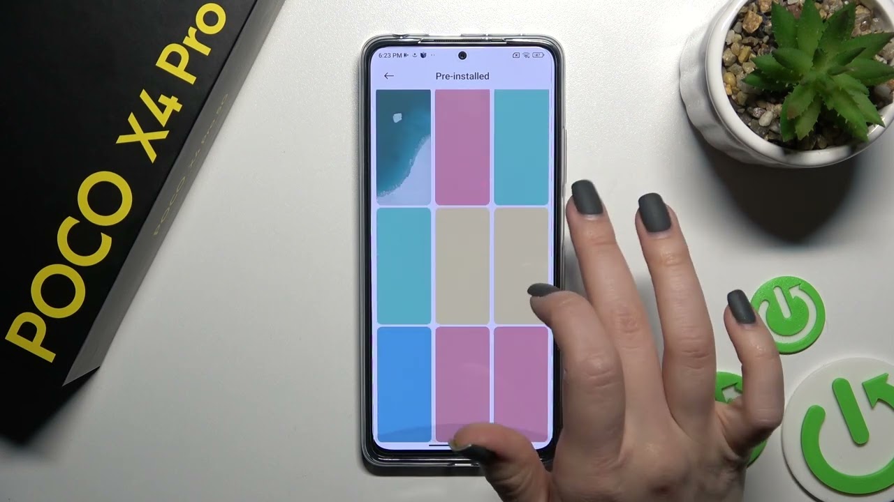 How to Set New Wallpaper on Xiaomi Poco X4 Pro 5G | Update the Lock ...