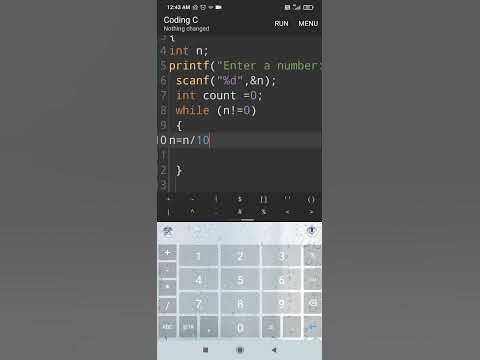 How to print no. of digit in 'C' Language ️ #programming #coding #engineeringlife #shorts - YouTube