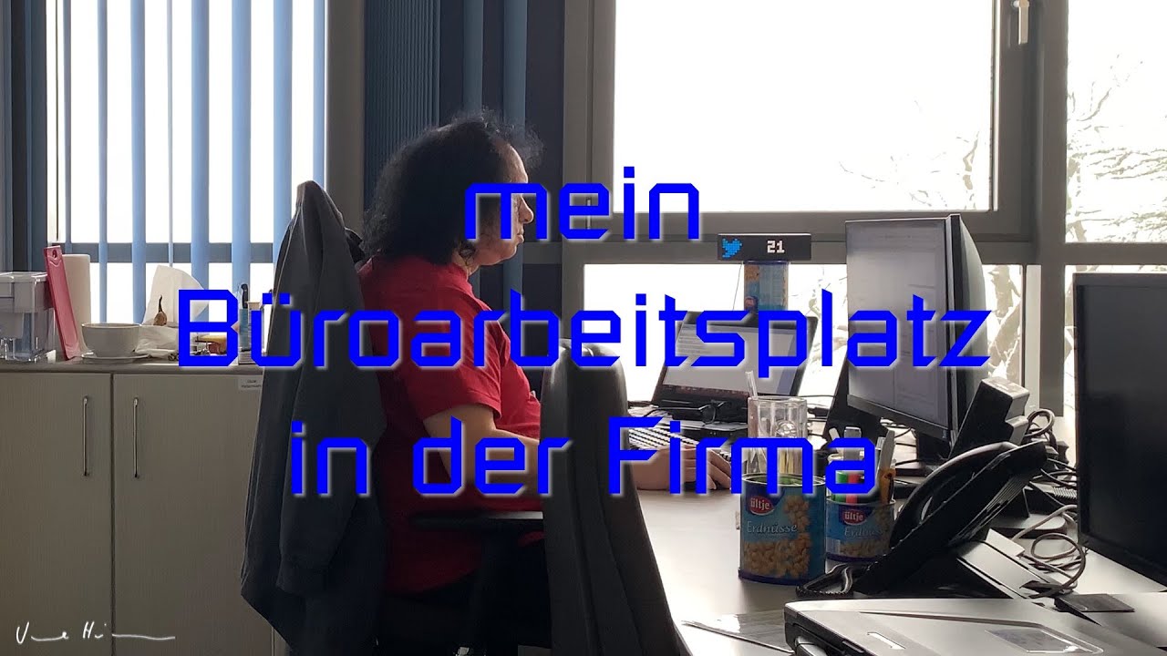 mein Büroarbeitsplatz in der Firma - YouTube