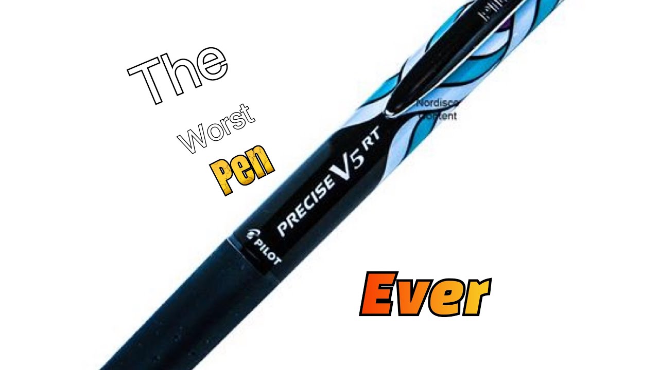 The worst pen EVER! Precise V5 RT - YouTube