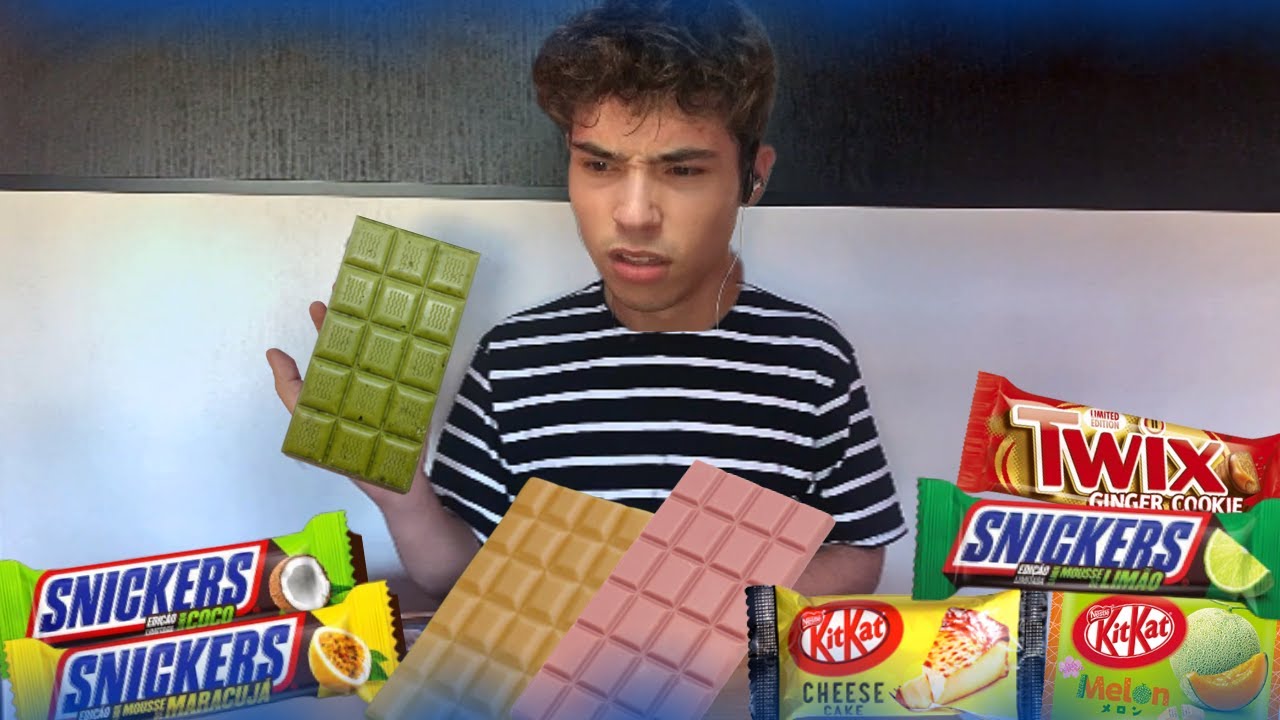 PROVEI os PIORES SABORES de CHOCOLATE do MUNDO! ☠️ - YouTube