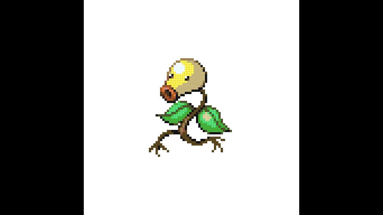 (Minecraft Pixel Art) Pokedex Project 24- Bellsprout, Weepinbell ...