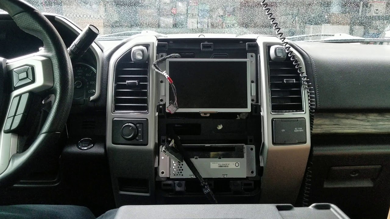 Linkswell 12.1 Gen 4 T-STYLE RADIO Install into 2018 ford f150 - YouTube
