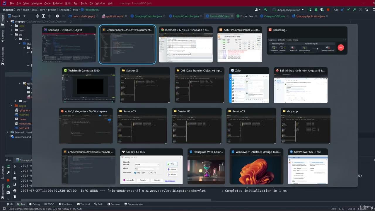 015 Các action cơ bản với ProductController - YouTube