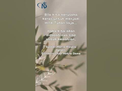 Quotations from the letters of Sister Maria Aloysia Wolbring, SND-02 - YouTube