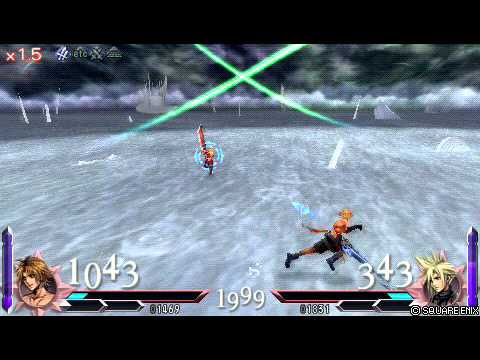 Dissidia [duodecim] Tidus Vs. Cloud [ENG] - YouTube