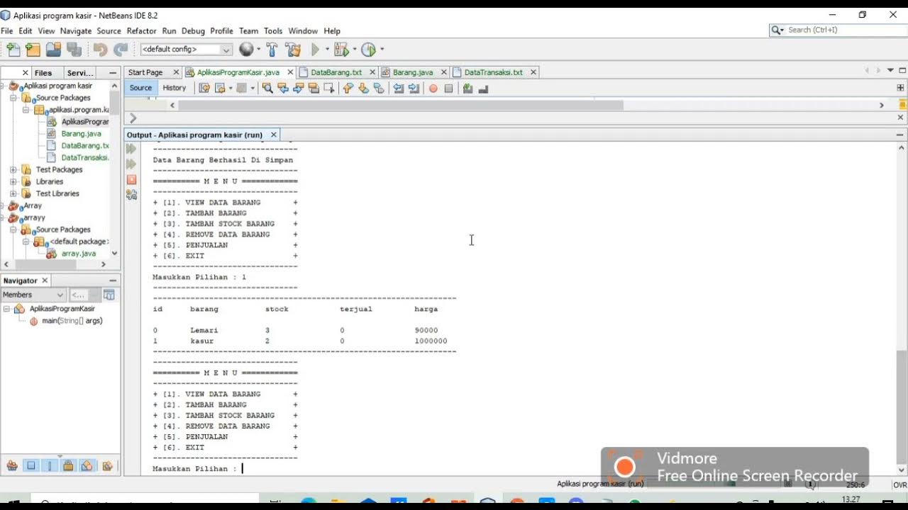 Tugas Membuat Aplikasi Point Of Sale Sederhana Berbasis CLI pada Java ...