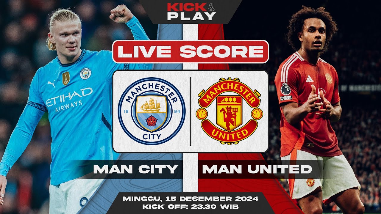 🔴 Manchester City vs Manchester United | English Premier League | LIVE ...