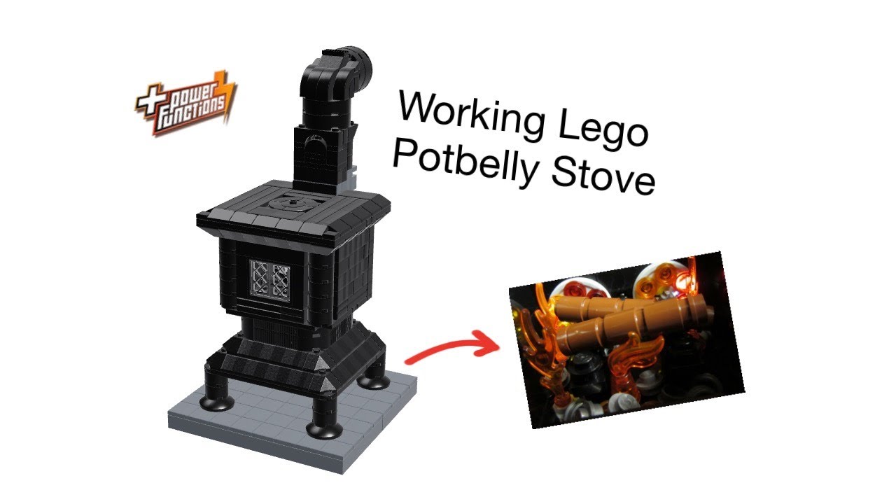Lego Motorized Potbelly Stove - YouTube