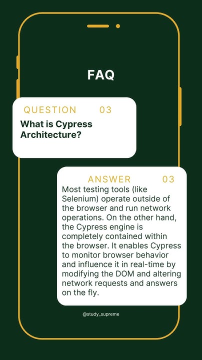 Cypress Interview questions 1 #interview #interviewquestions #shorts - YouTube