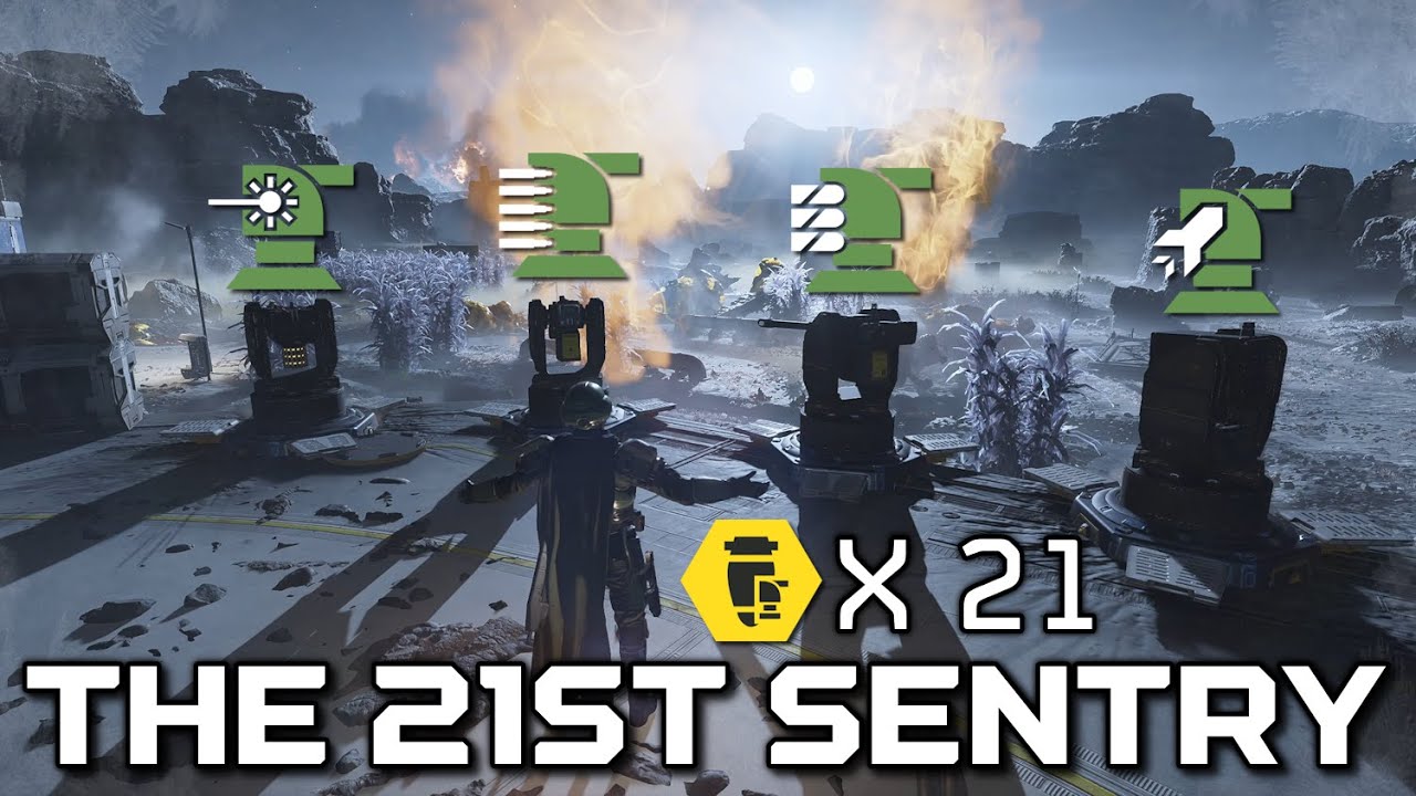 The 21ST Sentry - 21 TURRETS Team Loadout! | Helldivers 2 - YouTube