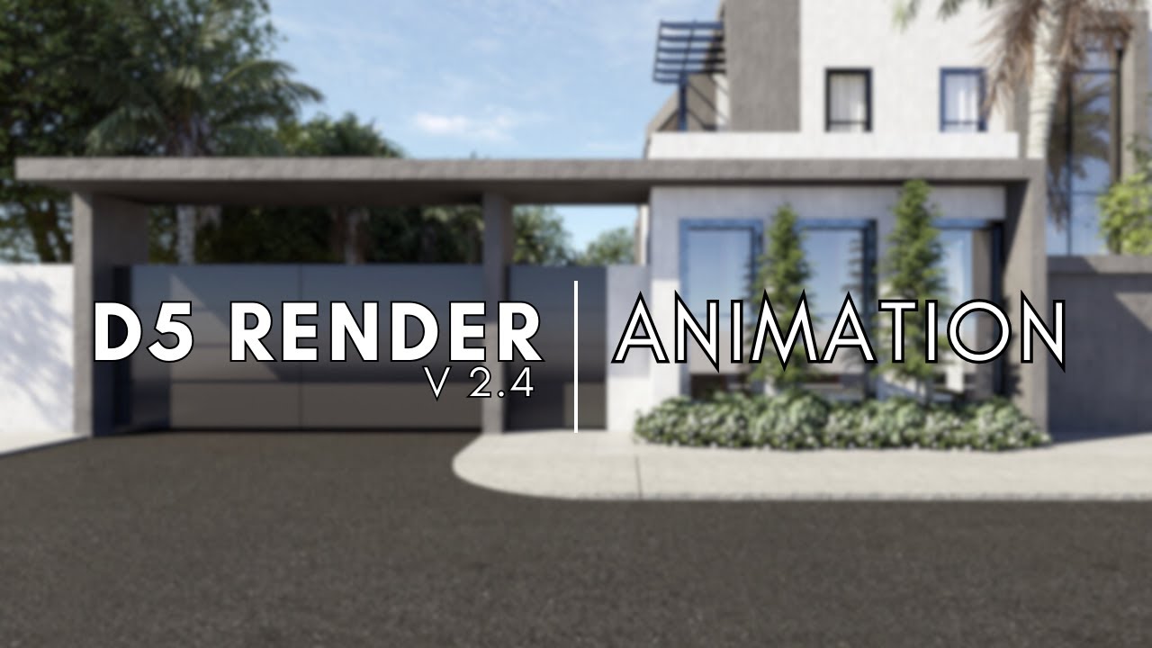 D5 Render 2.4 Architectural Animation | Realistic Exterior Rendering ...