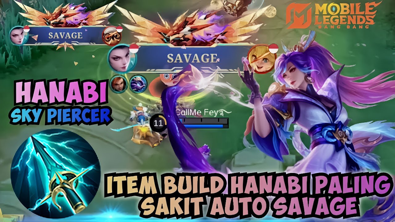 BUILD HANABI PALING SAKIT TERBARU 2025 AUTO SAVAGE || HANABI SKY ...