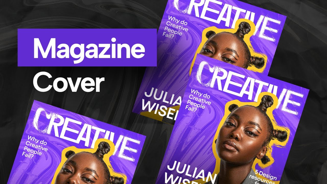Creating a Magazine Cover on Photoshop - YouTube