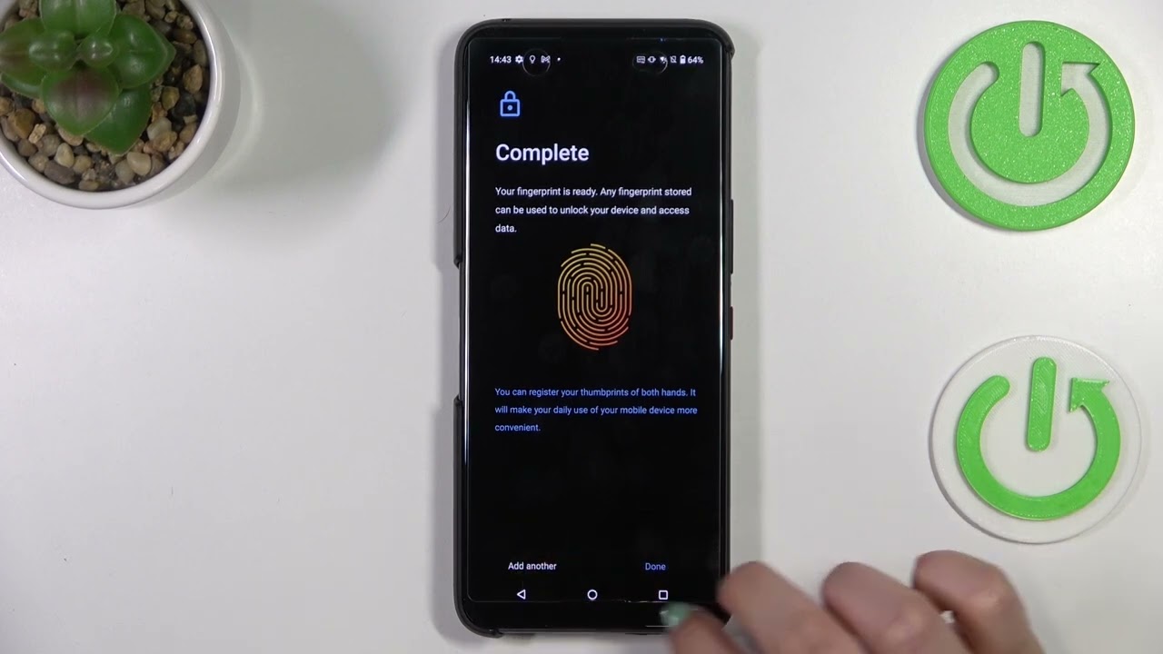 How to Add Fingerprint on Asus ROG Phone 6 - Fingerprint Set Up - YouTube
